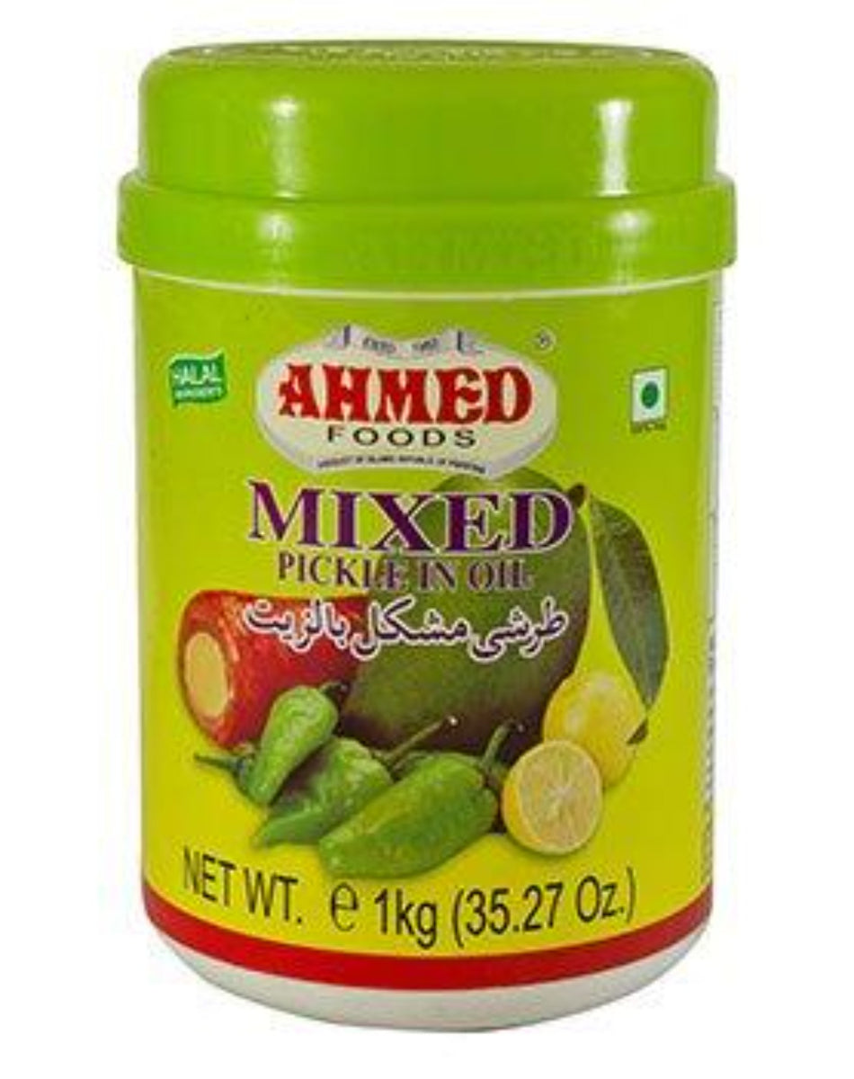 AHMED FOODS MIXED PICKLE IN OIL 1 KG – AbaniFoods.com